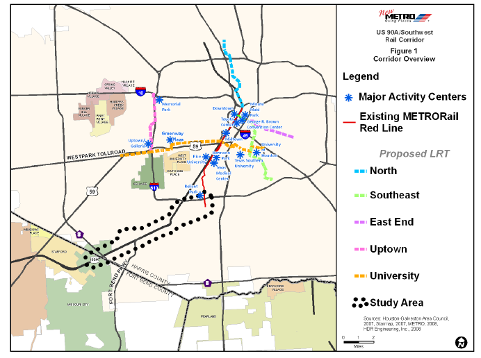 Houston Light Rail Expansion Map Houston Metro Rail Expansion Map