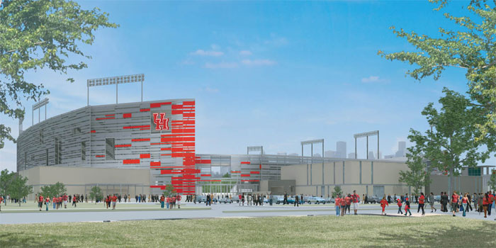 New UH Football Stadium To Open In 2014 – Houston Public Media