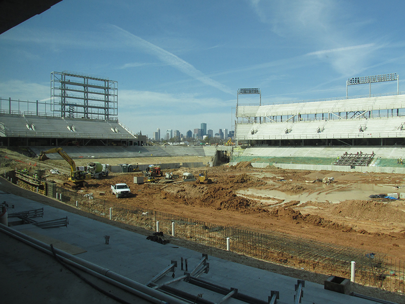 UH Stadium Construction On Pace For August Opening – Houston Public Media
