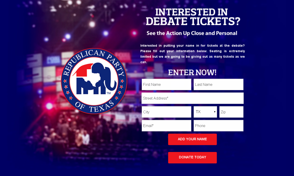 How To Get Tickets To Houston GOP Debate – Houston Public Media