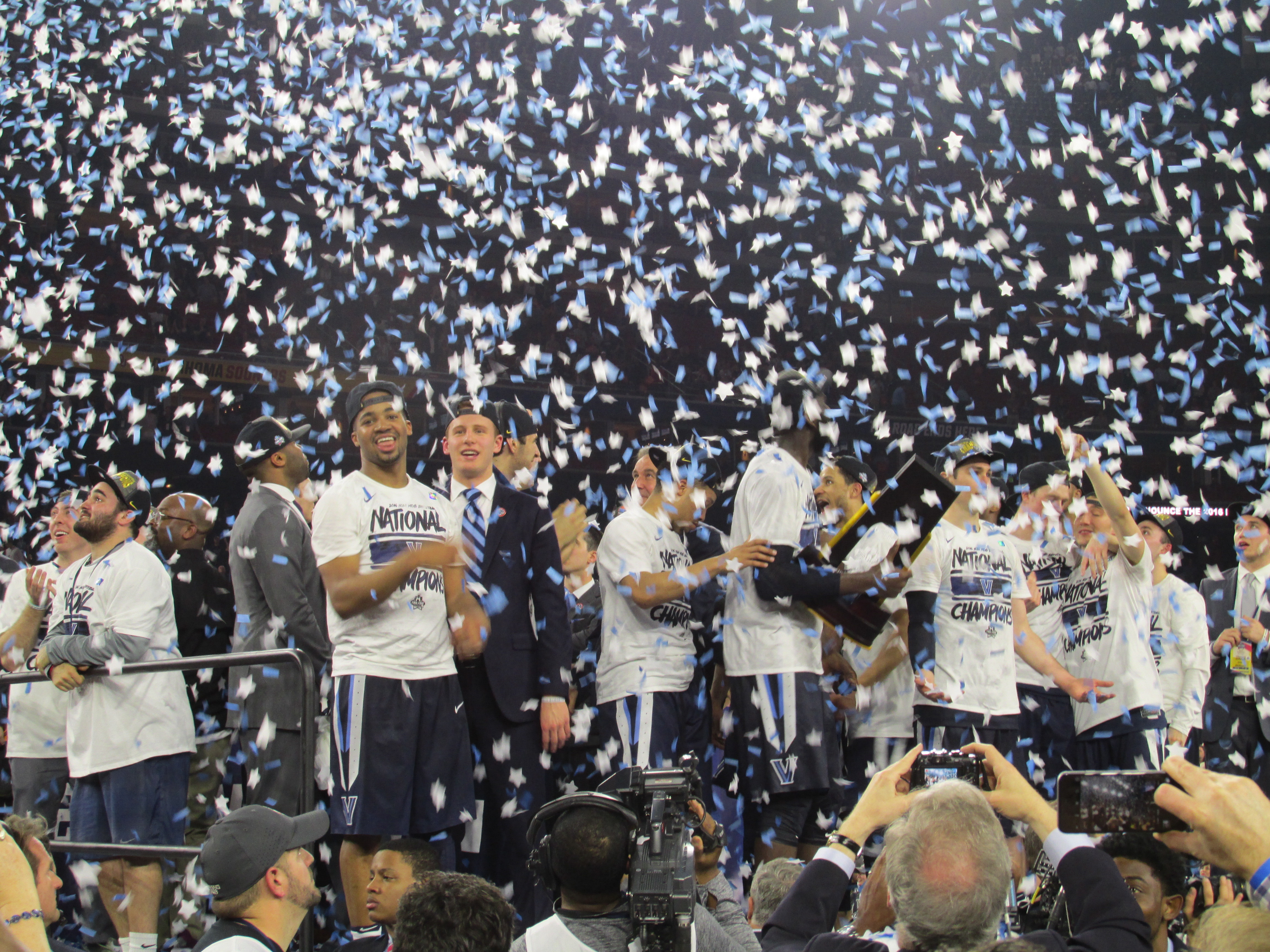NCAA Championship Game At NRG Stadium: Villanova Shocks North Carolina ...