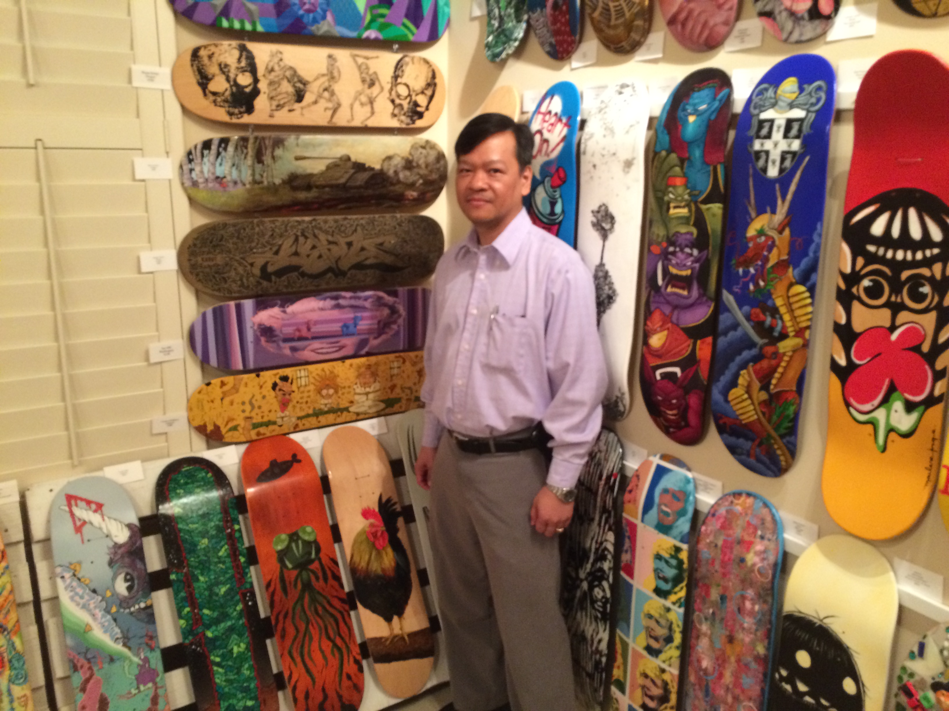 Houston Gallery Rolls Out Uncommon Art Form – Houston Public Media
