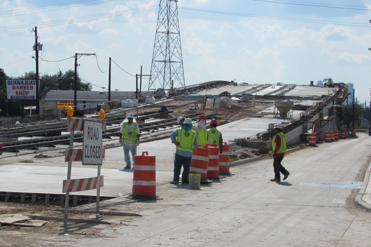 Last Piece Of Houston’s Light Rail System Close To Completion – Houston ...
