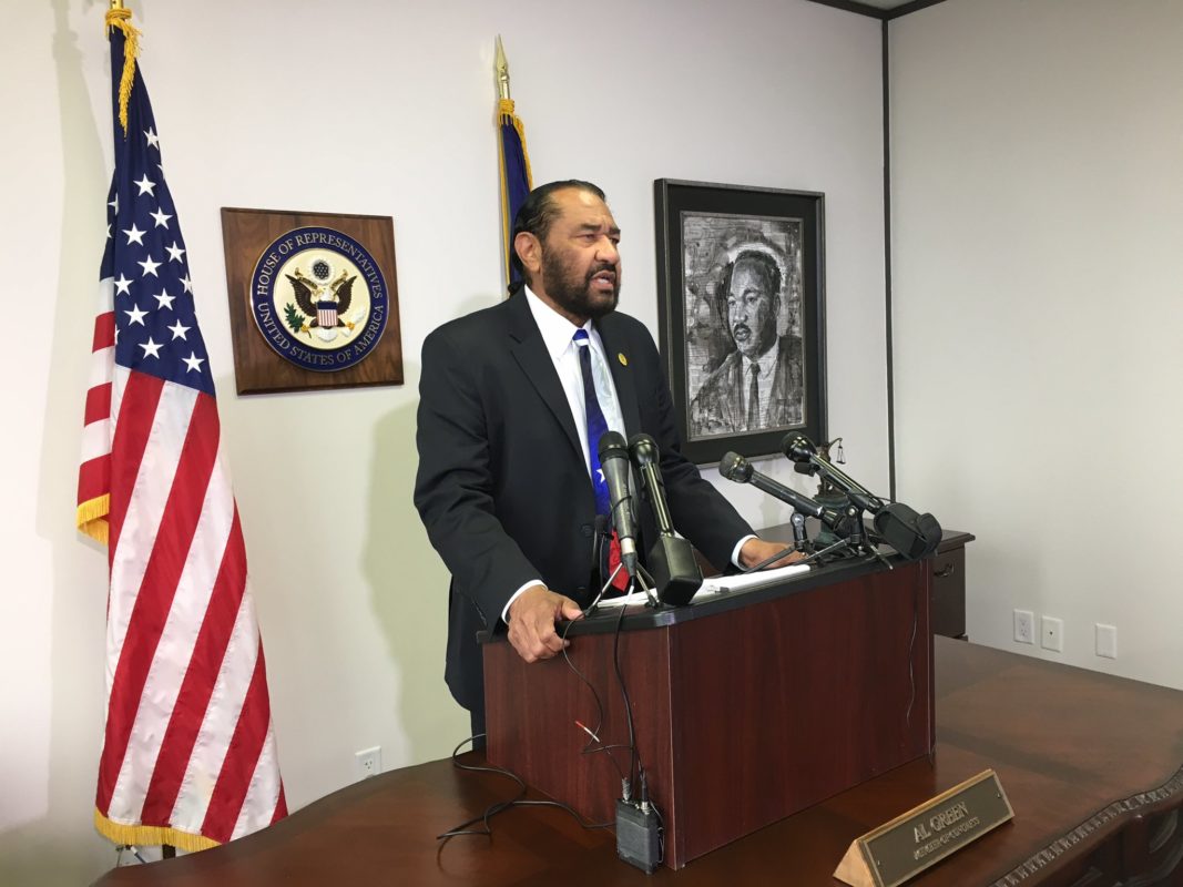 Rep. Al Green: Trump Must Be Investigated For Obstruction Of Justice ...