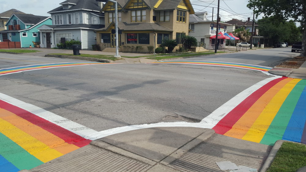 Houston: We Have The State’s Only Gay Pride Rainbow Crosswalk – Houston ...