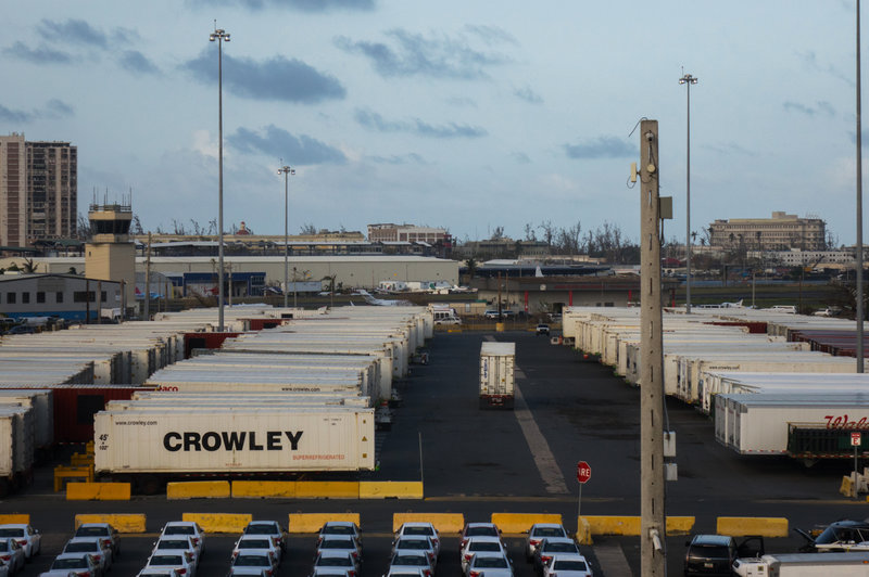 In Puerto Rico, Containers Full Of Goods Sit Undistributed At Ports ...
