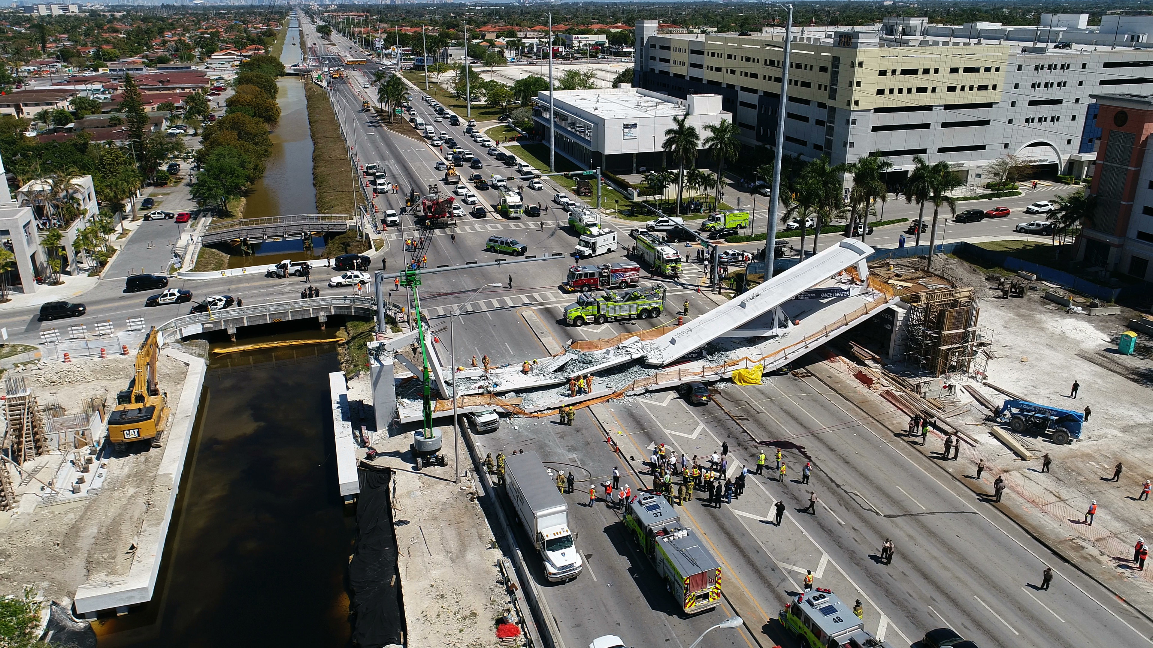 UPDATE: All Victims Recovered In Miami Bridge Collapse, Police Say ...
