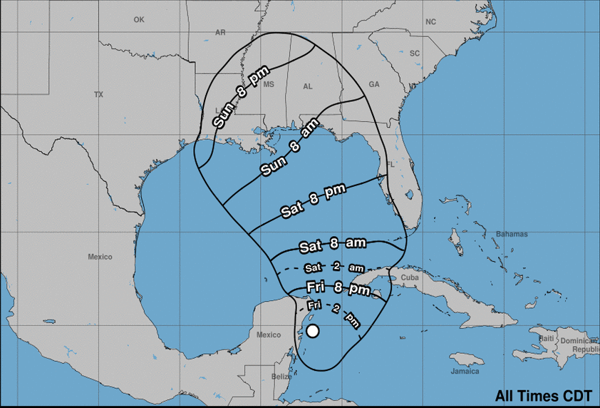 UPDATE: Tropical Storm Alberto Already In Gulf Of Mexico But No Threat ...