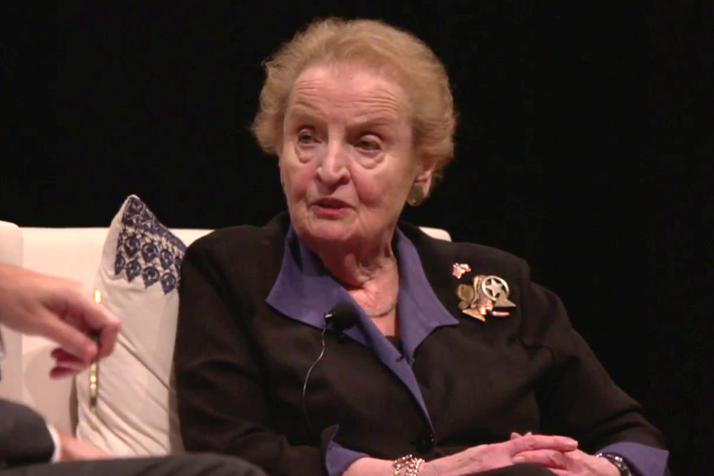 Albright: Democratic Institutions Are Under Attack Worldwide – Houston ...