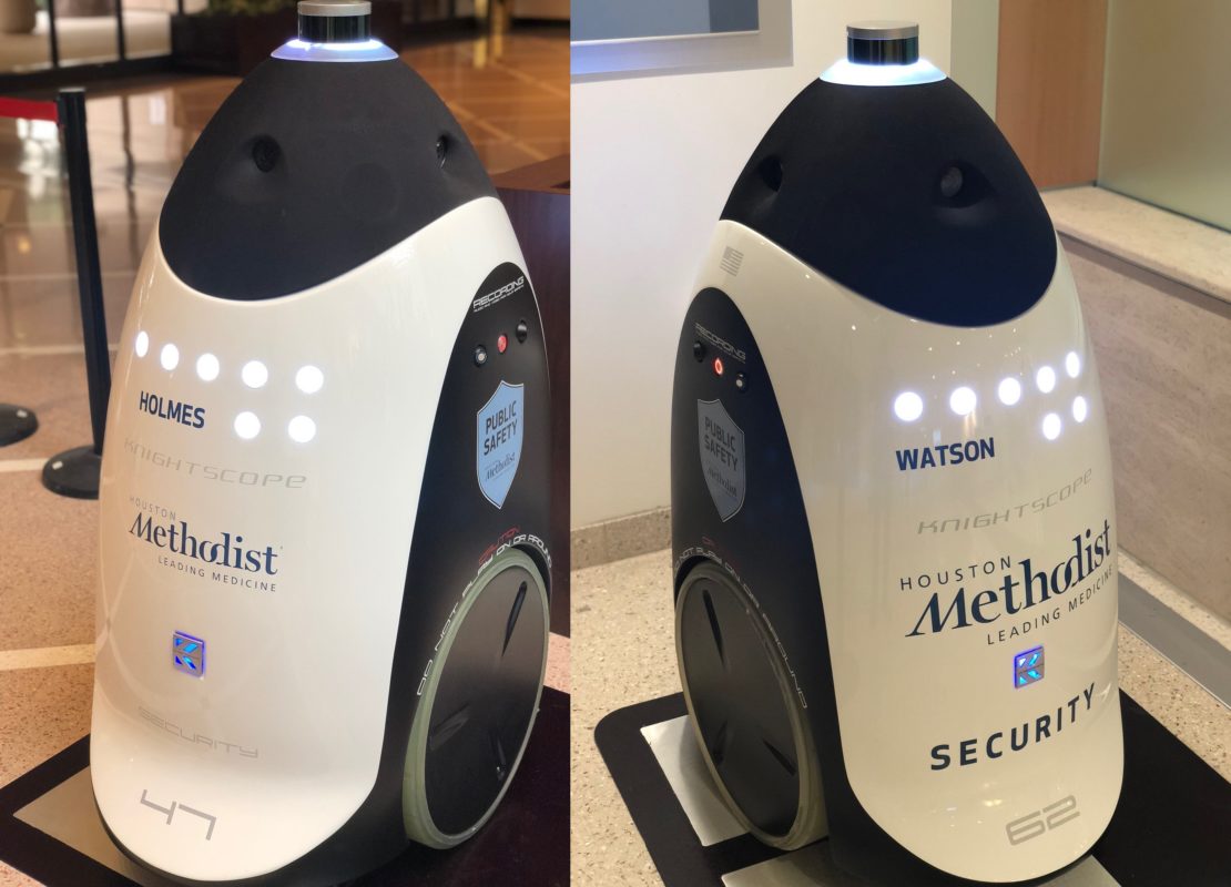 Meet Holmes & Watson: The Robot Security Duo At Houston Methodist ...