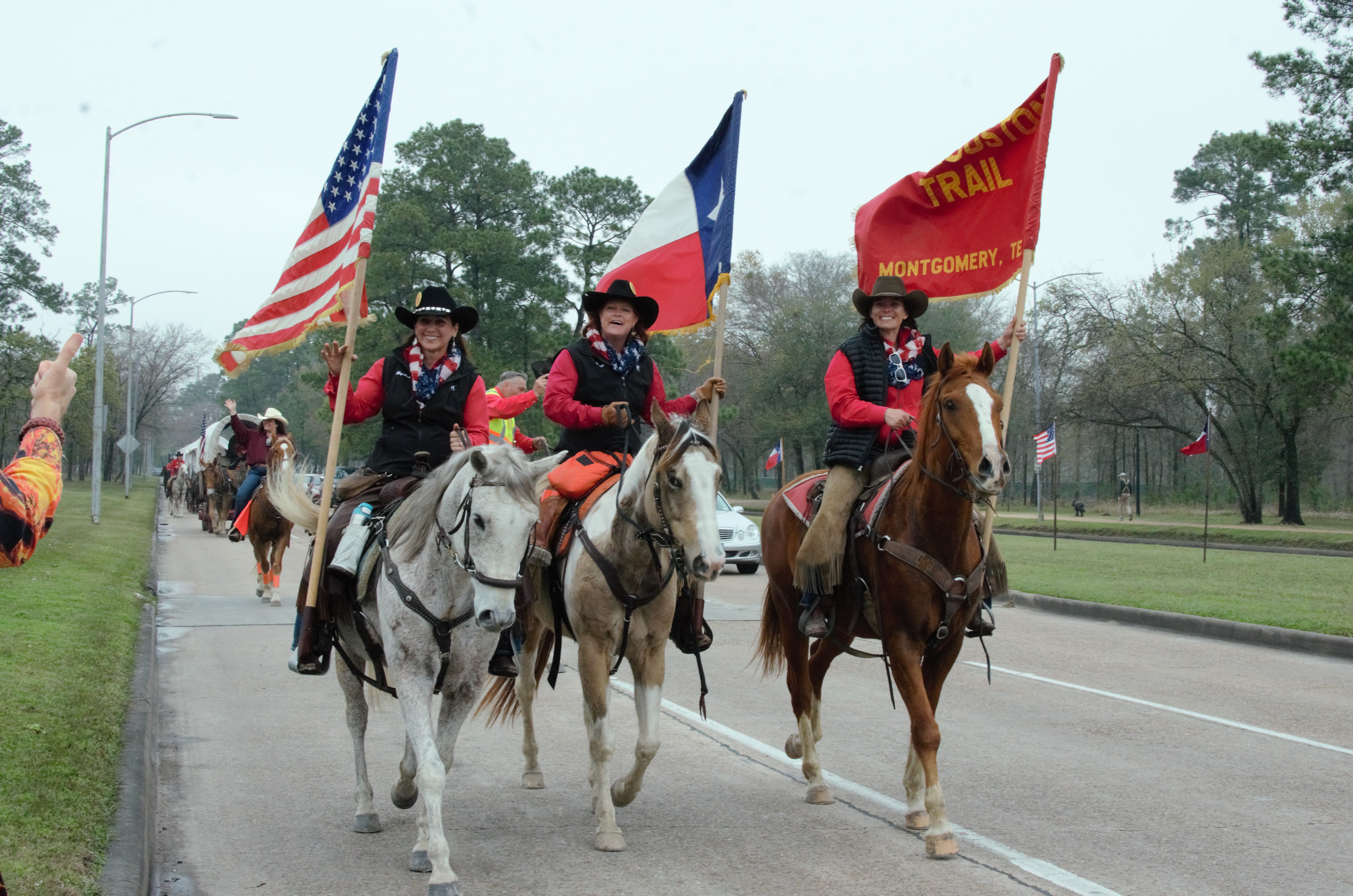 Trail Riders From Across Texas Journey To Memorial Park For Go Texan ...
