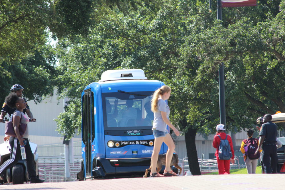 Houston’s First Self-Driving Shuttle Rolls Out At Texas Southern ...
