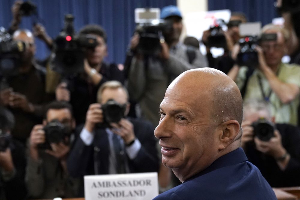 WATCH: Sondland Says ‘Everyone Was In The Loop’ Over Ukraine ...