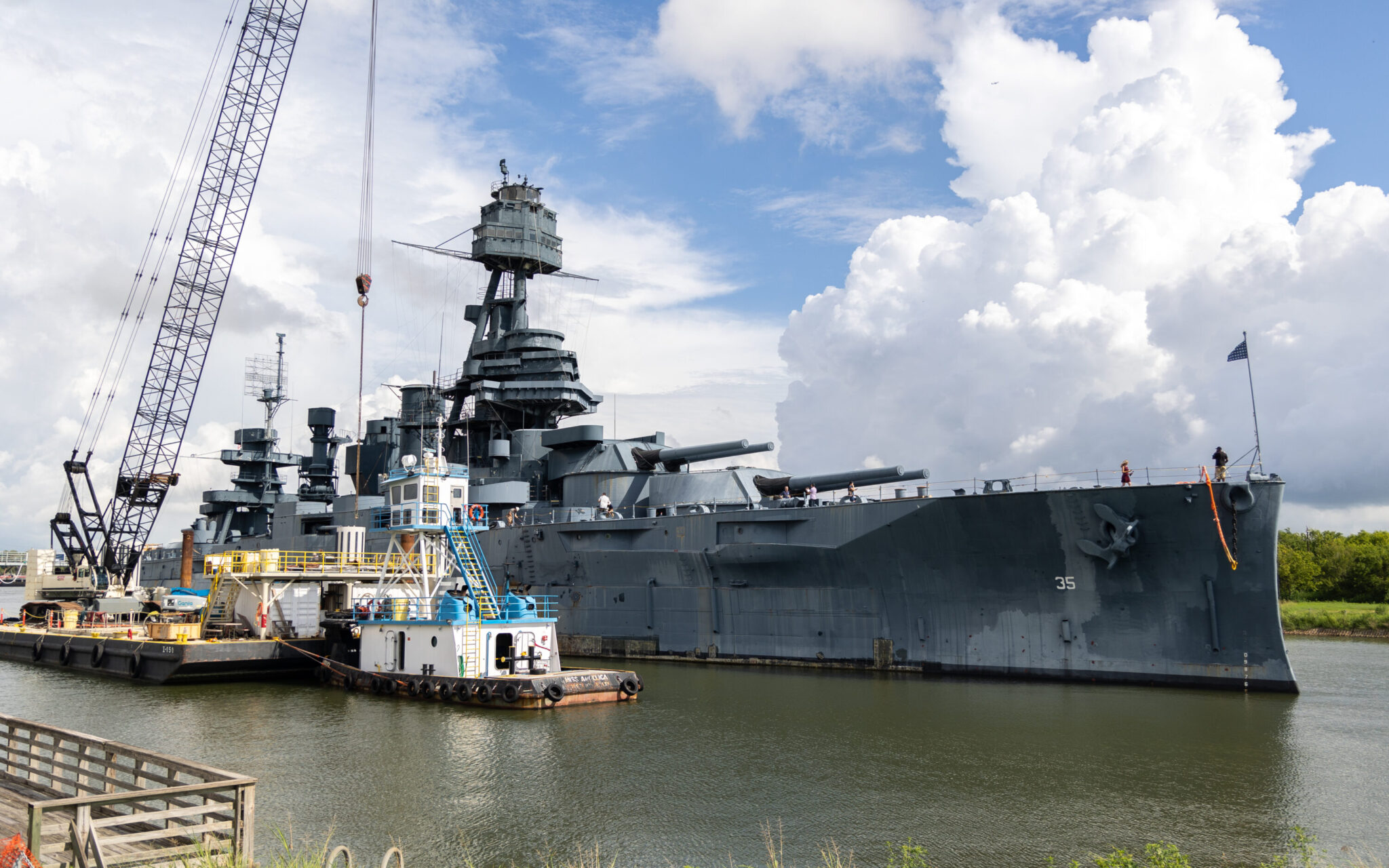 Battleship Texas set for journey to Galveston Bay for $35 million in ...