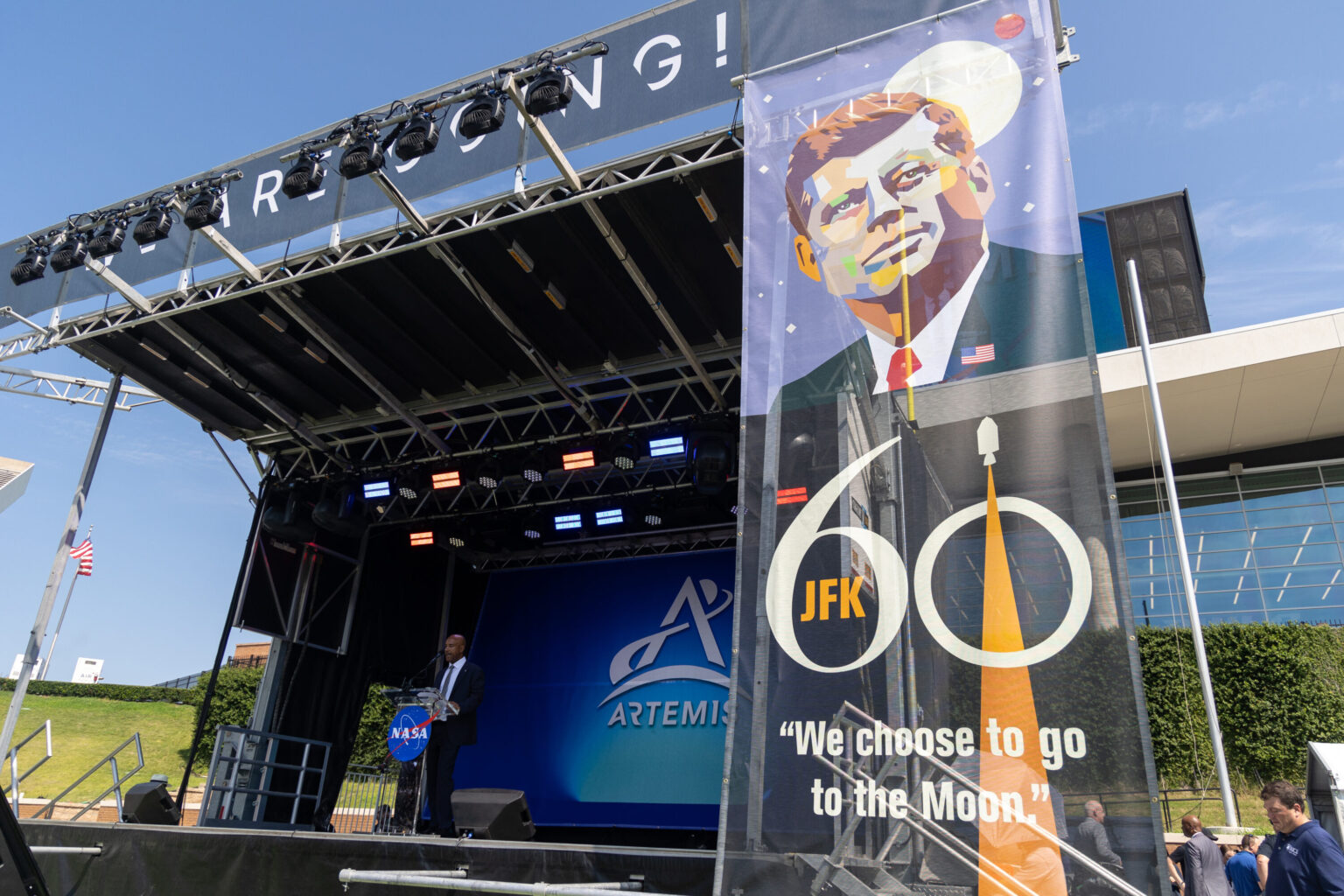 NASA commemorates JFK’s moon speech at Rice Stadium 60 years later as ...
