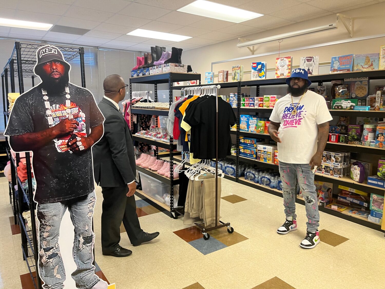 Rapper Trae tha Truth reveals school closets filled with supplies for ...