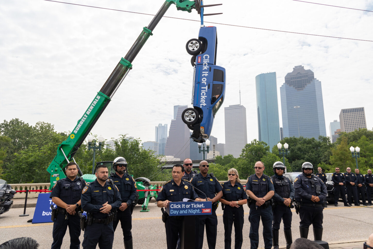 Harris County law enforcement cracking down on unbuckled drivers ahead ...