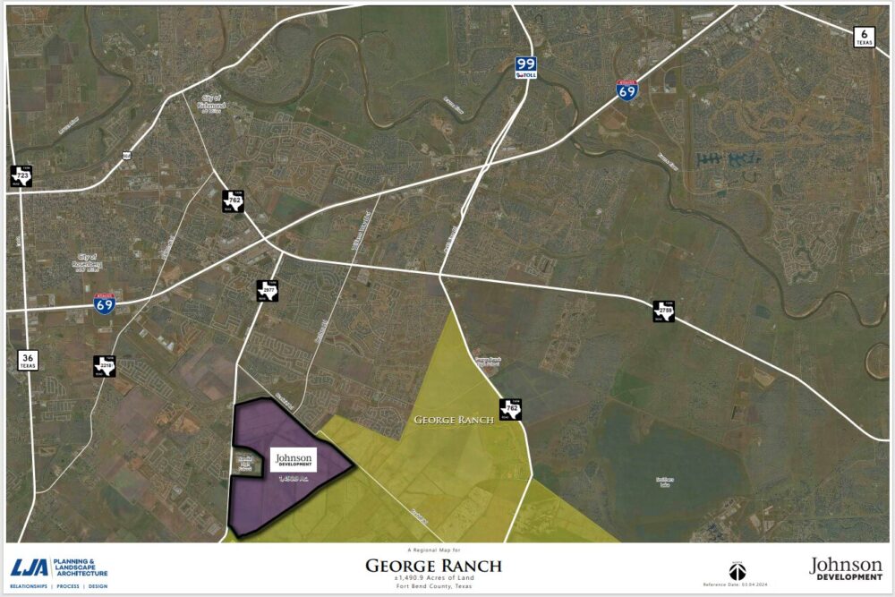 Johnson Development purchases George Foundation land in Fort Bend ...