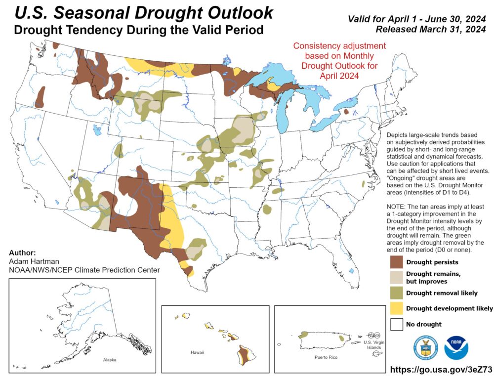 Drought unlikely in next few months for most of the state of Texas ...