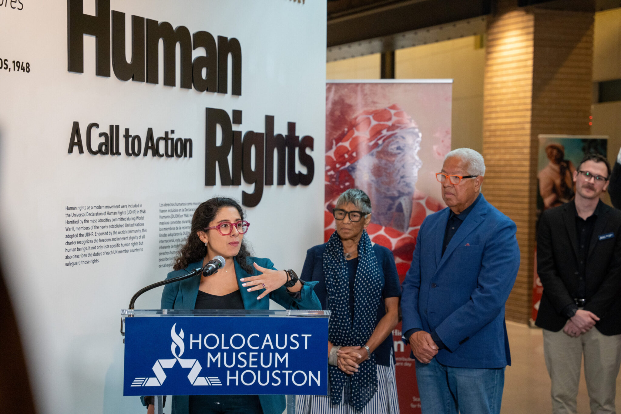 Harris County Judge Lina Hidalgo tours African American Art Exhibition ...