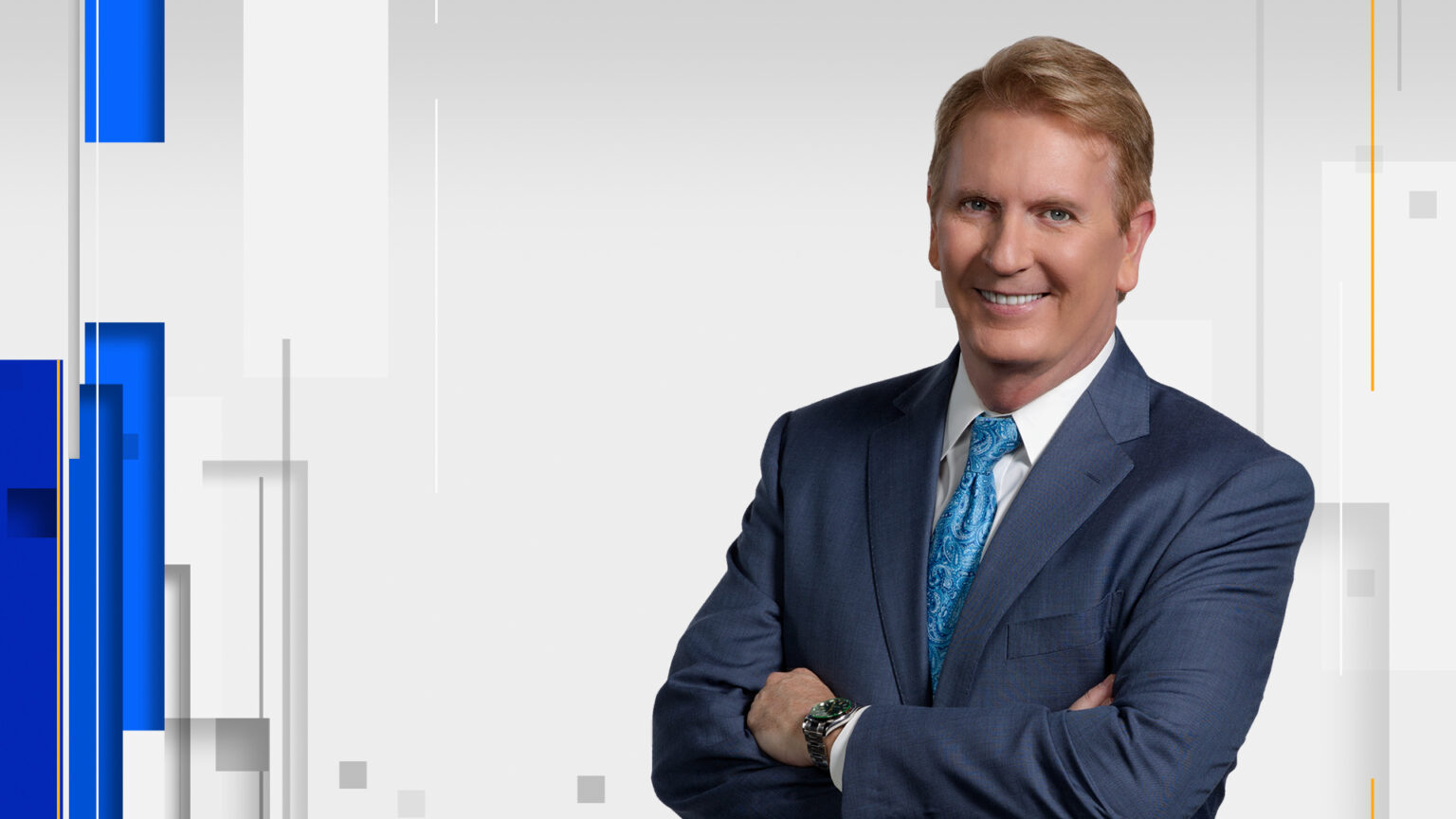 Frank Billingsley, Houston’s longest-serving TV weatherman, prepares ...