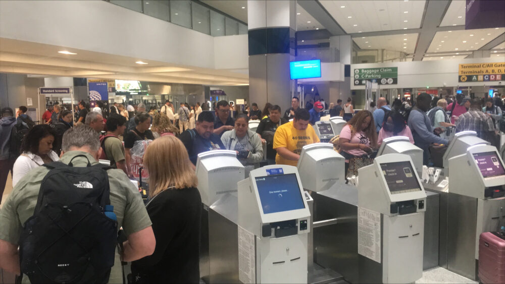 Global Tech Outage Leading Cause Of Flight Delays At Houston s George