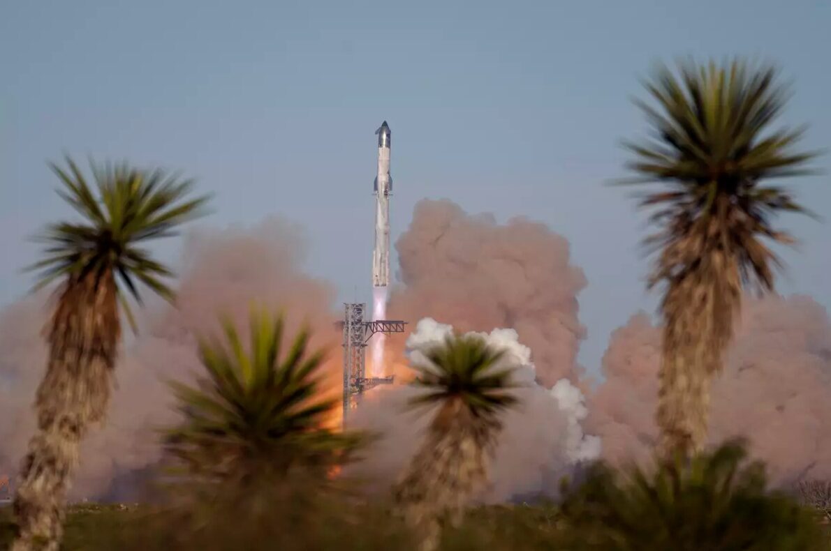 SpaceX launches its Starship rocket on latest test flight but ...
