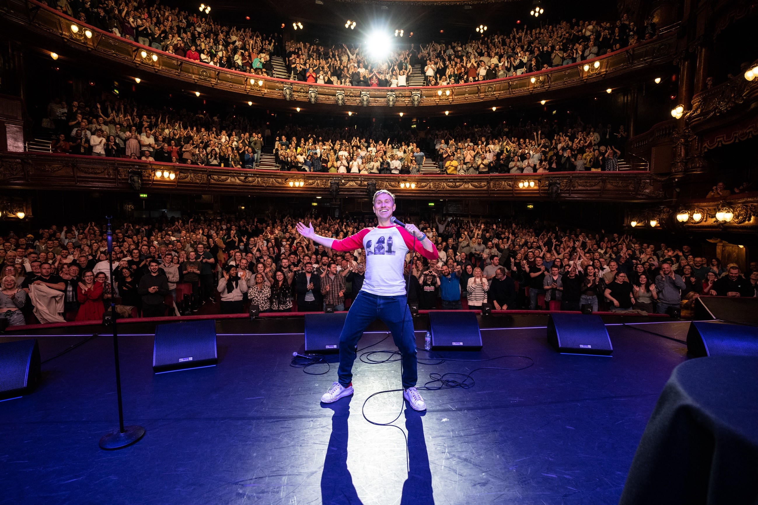 Comedy on the road sometimes means long travels across the pond ...