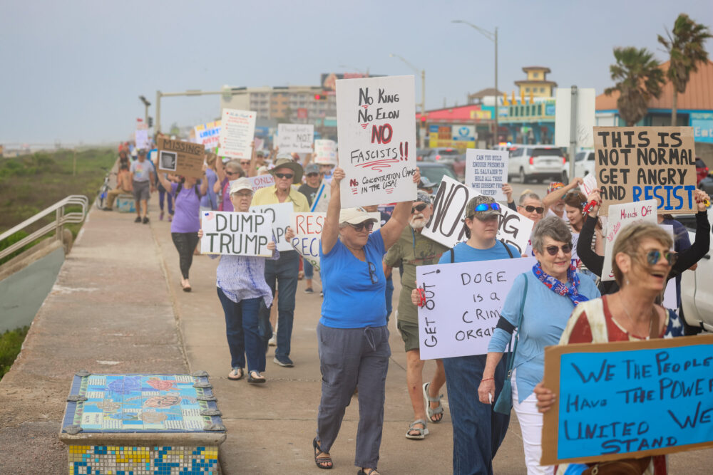 Thousands across Texas join ‘50501’ protests against the Trump ...