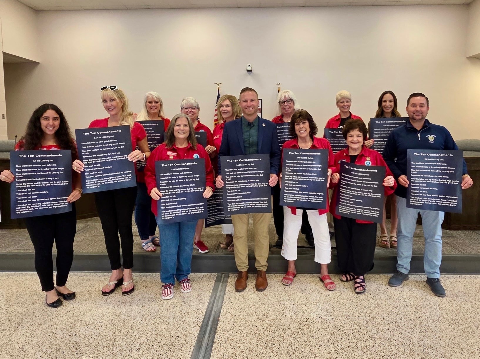 Ten Commandments posters arrive in Texas public schools, thanks to ...