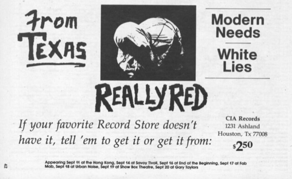 Paying homage to the Houston bands that made up the Texas punk rock ...