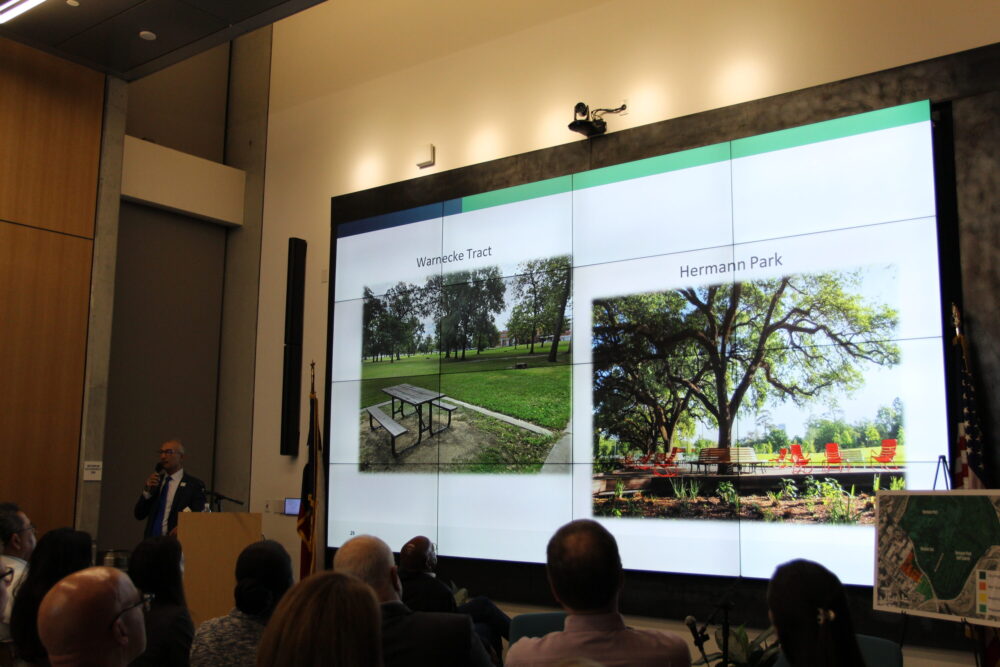 Houston residents criticize plan to seize Hermann Park land for ...