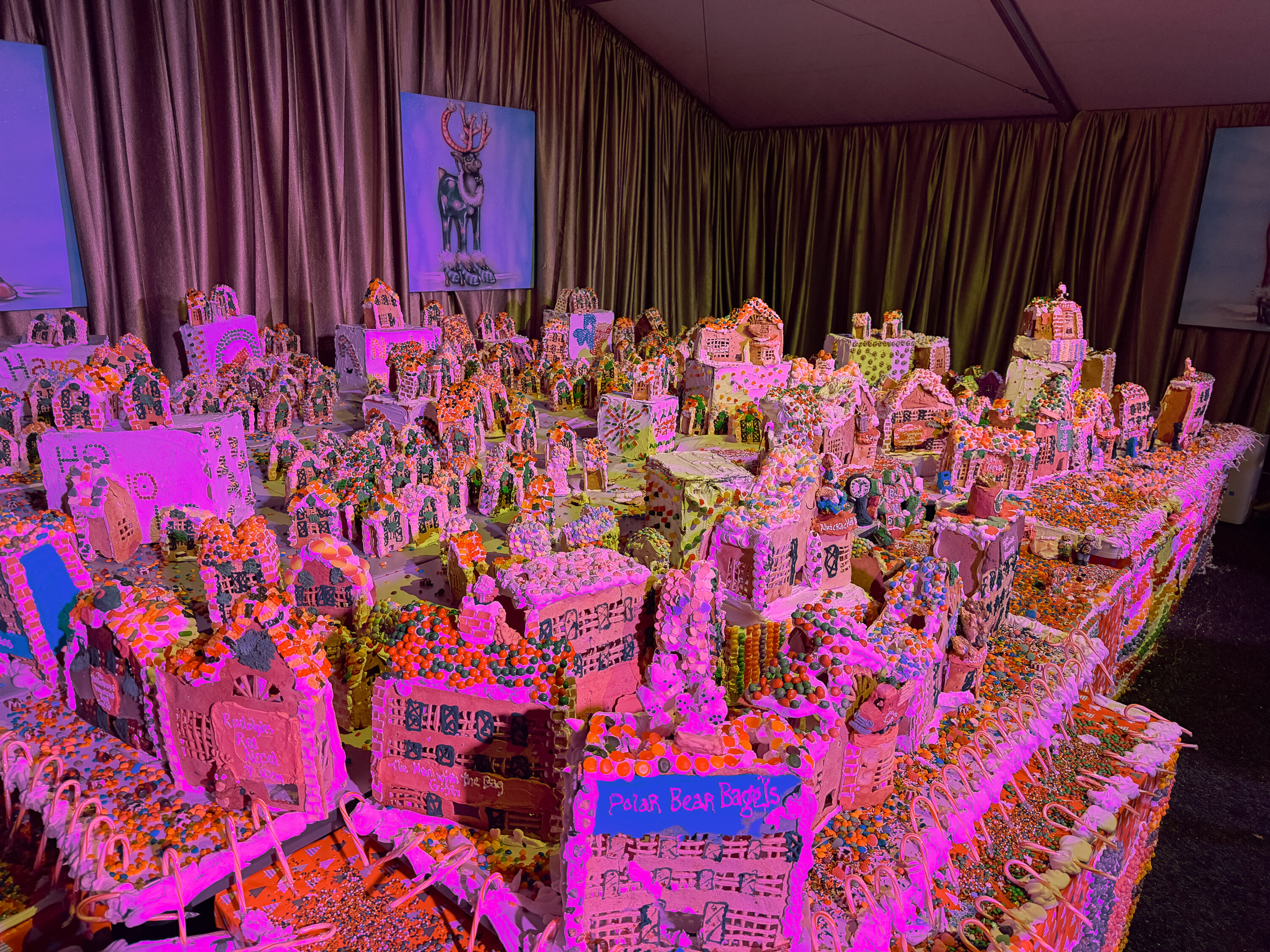 This year’s Christmas Village at Bayou Bend is made from gingerbread ...