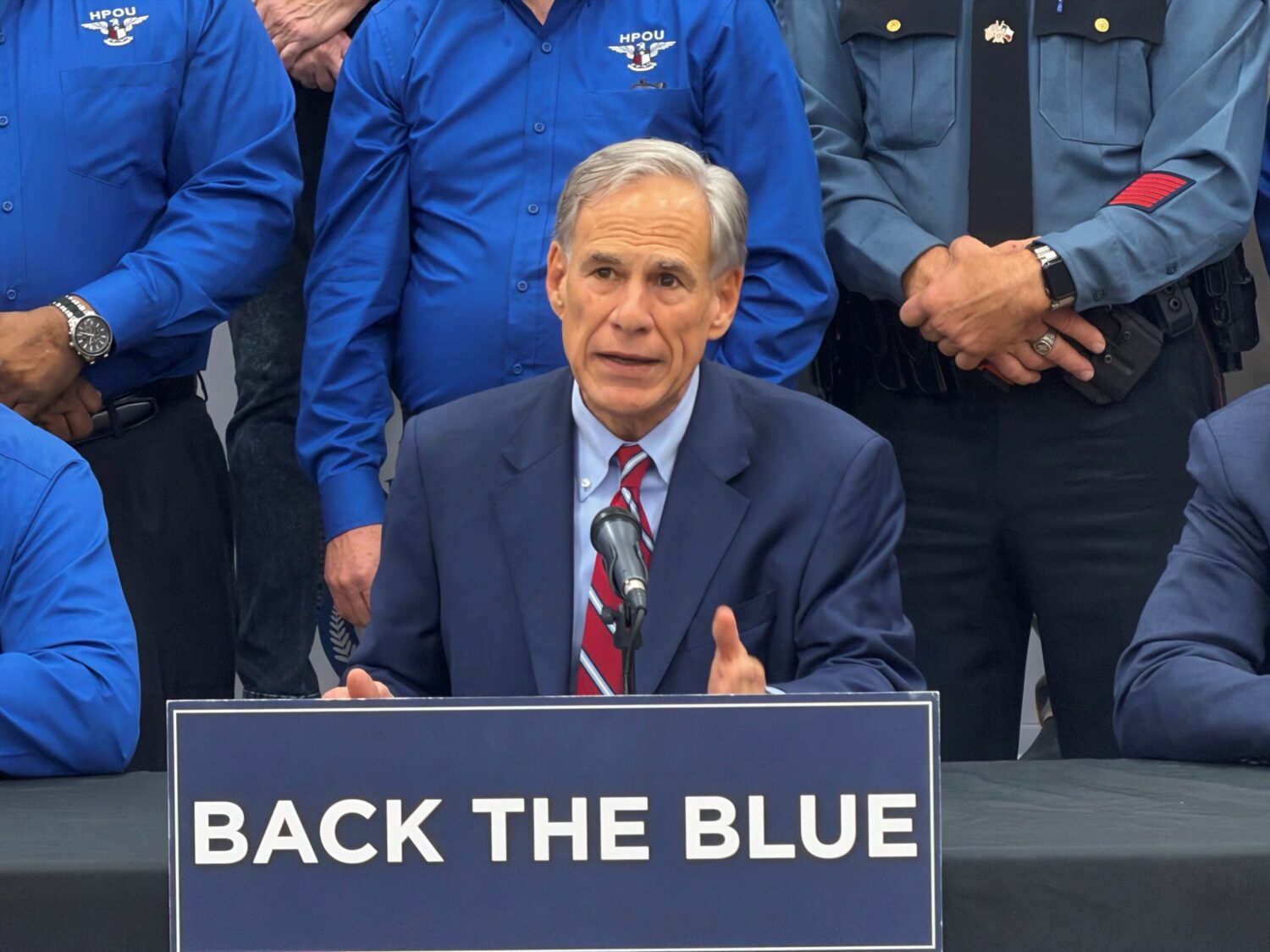Gov. Greg Abbott touts public safety accomplishments at Houston ...