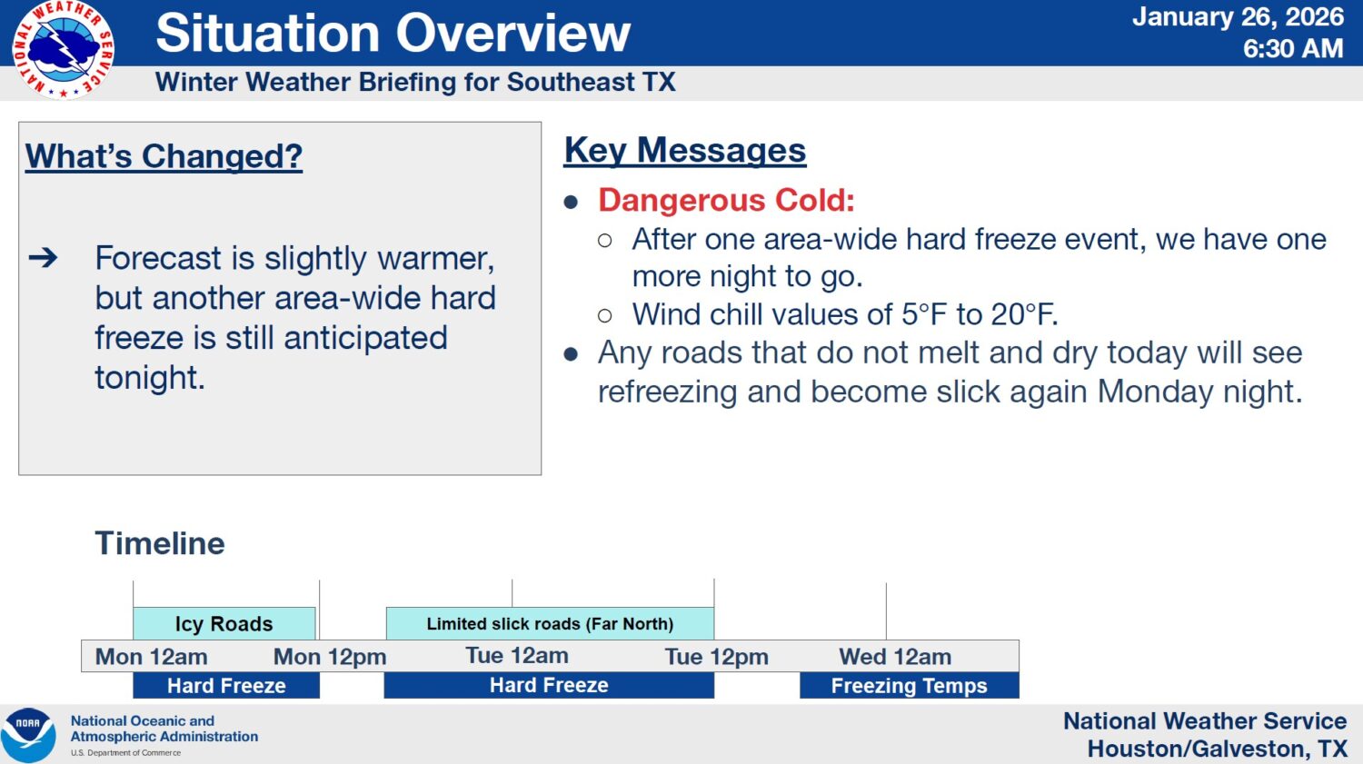 Freezing Houston area faces more cold weather ahead – Houston Public Media