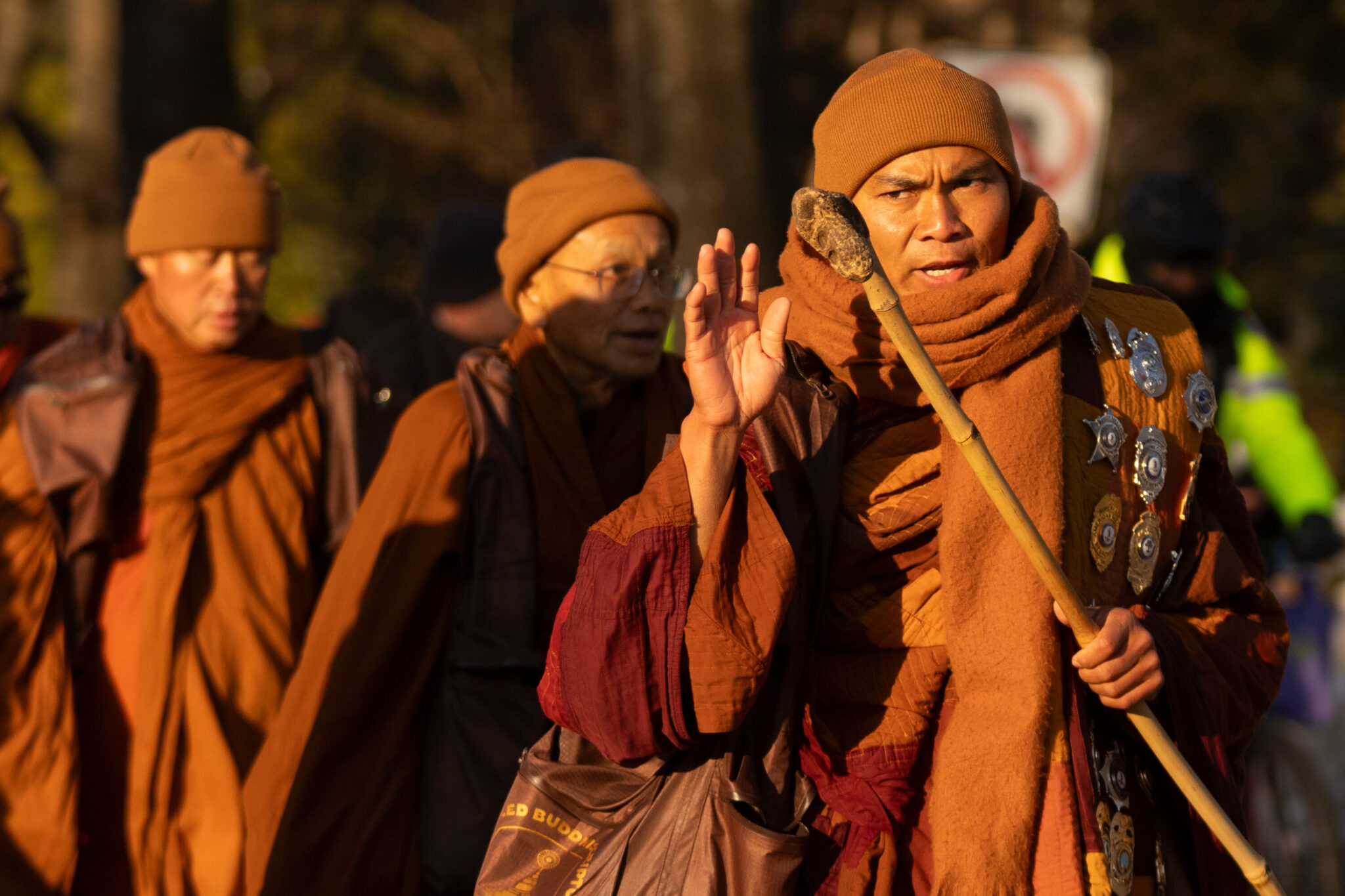 A 15-week ‘Walk for Peace’ from Texas concludes with Buddhist monks ...