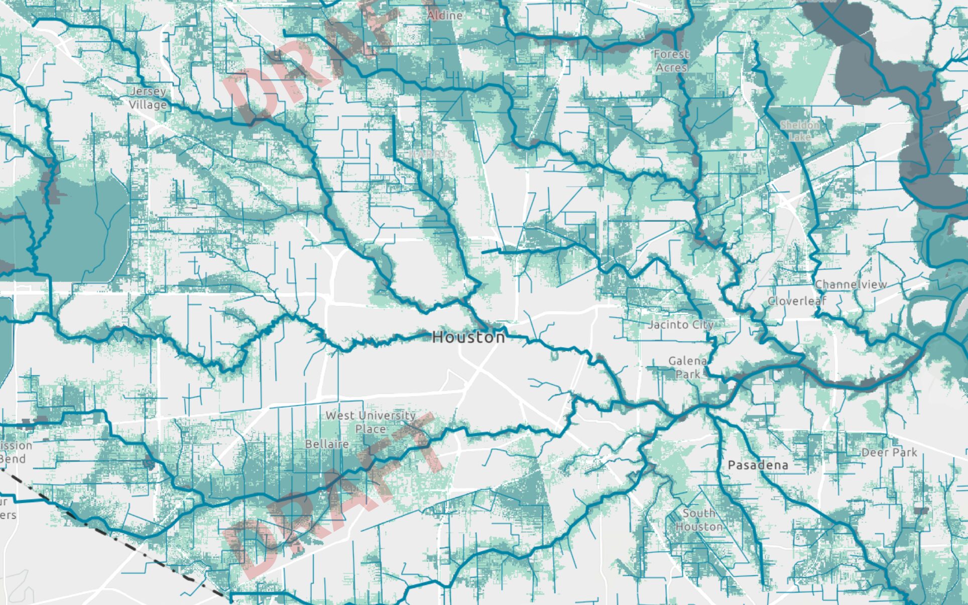 flood risk map – Houston Public Media