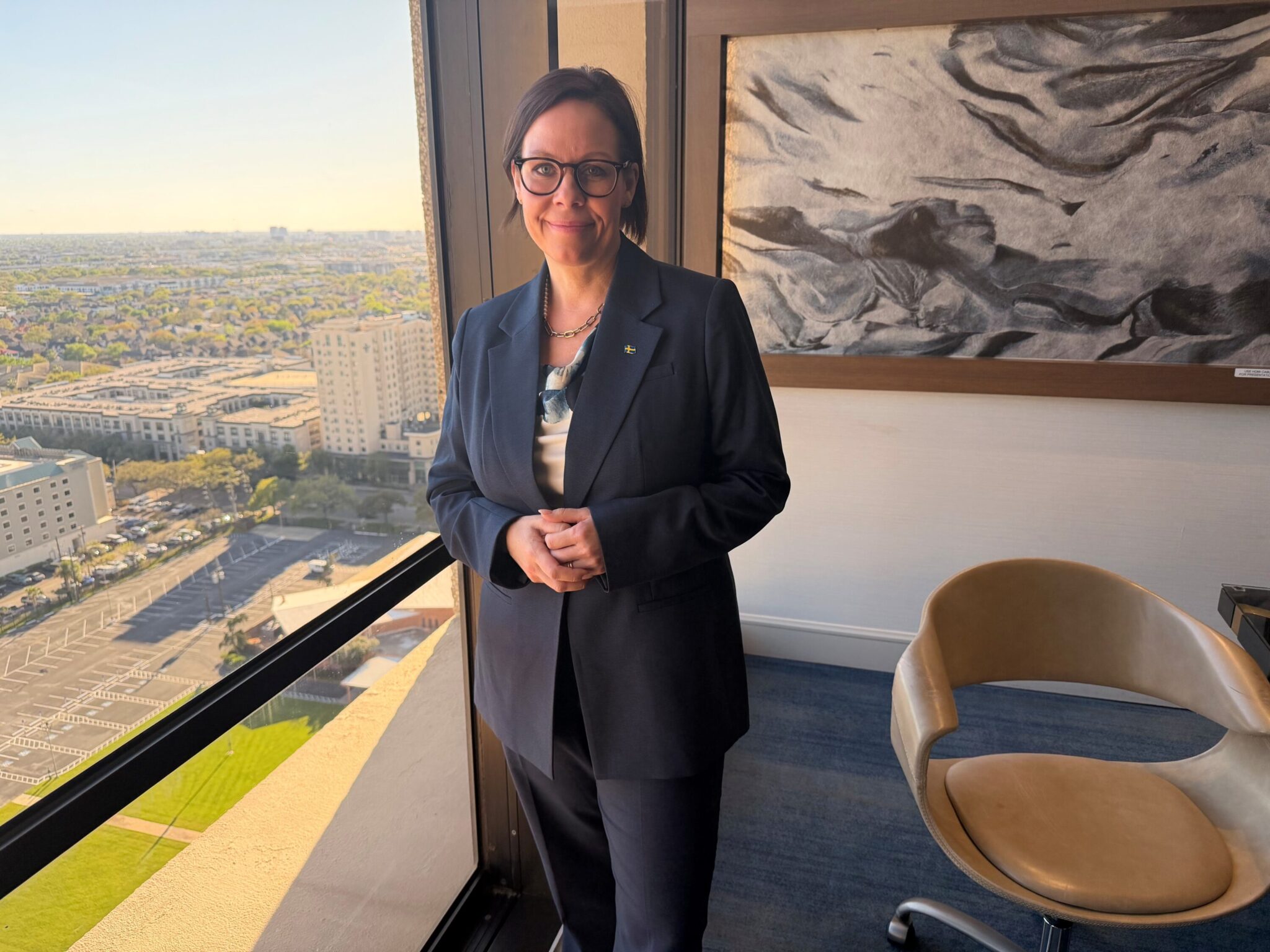 Sweden’s foreign minister looks to deepen trade ties with Texas ...