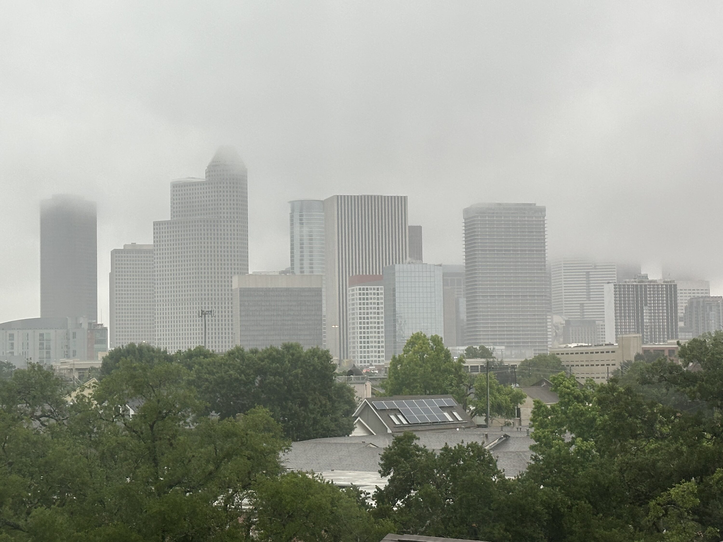 Rain drenches Houston area as weather service warns of potential ...