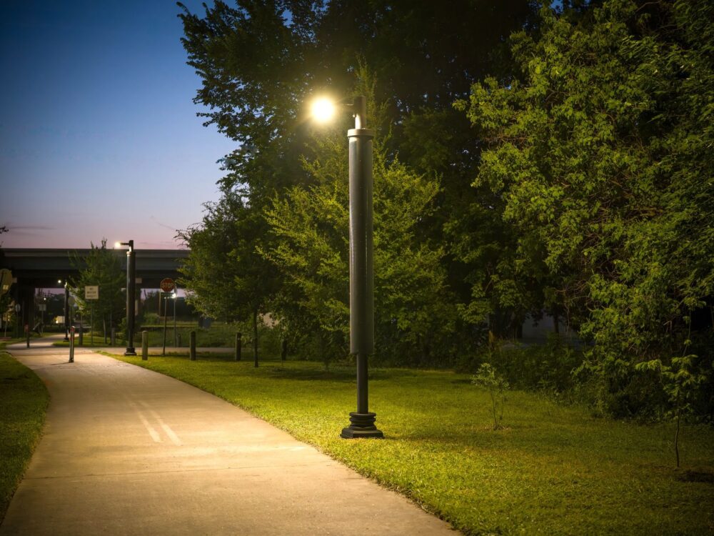 Houston is installing 300 solar-powered lights along the Columbia Tap ...