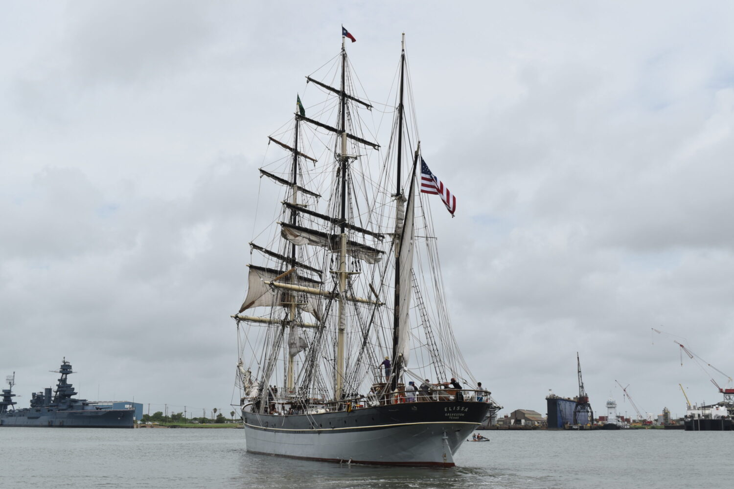Historic Elissa ship leaves Galveston for voyage across the country ...